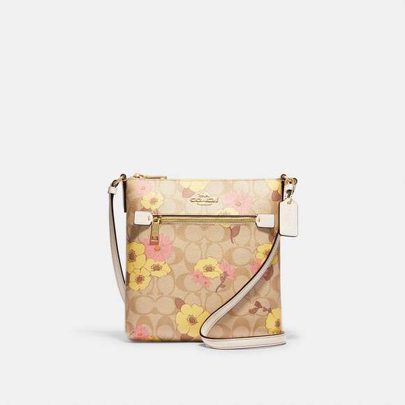 Coach | Bags | Nwt Coach Outlet Mini Rowan File Bag In Signature Canvas ...